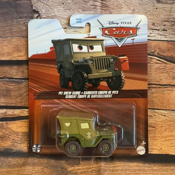 Mattel | Toys | Disney Pixar Cars Diecast Pit Crew Sarge Mattel Metal ...